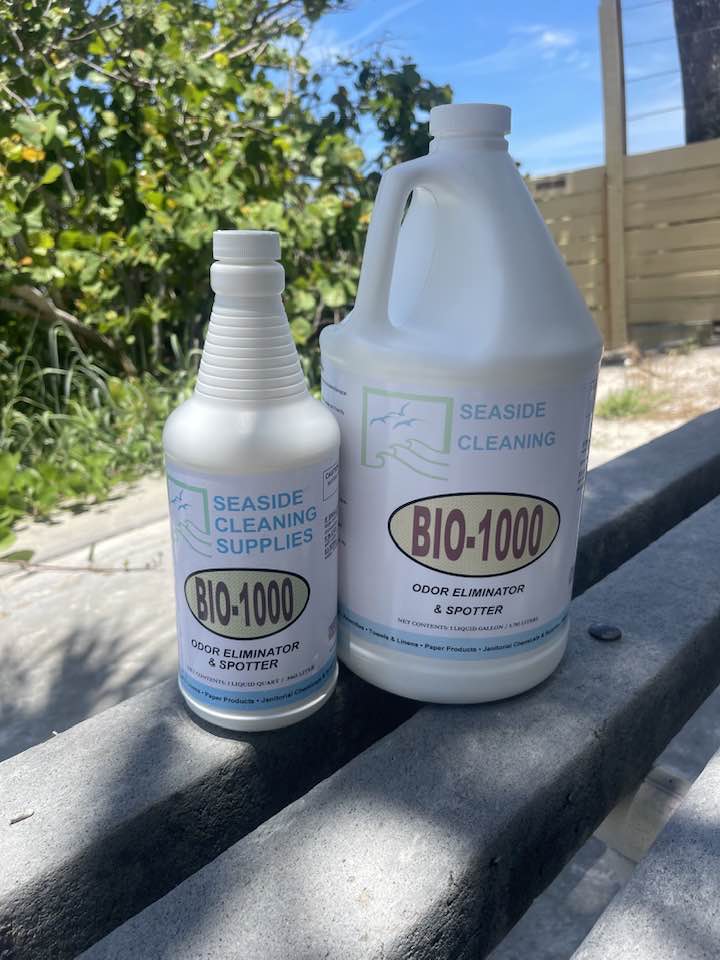 Bio-1000 Odor Eliminator & Spotter 12 Qts / Case - Seaside Cleaning ...