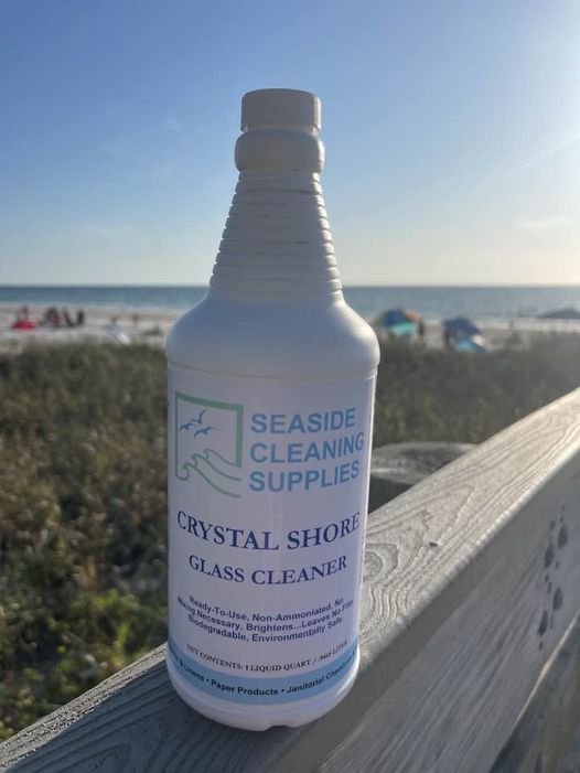 Crystal Shore Glass Cleaner 12 Qts/Case - Seaside Cleaning Supplies